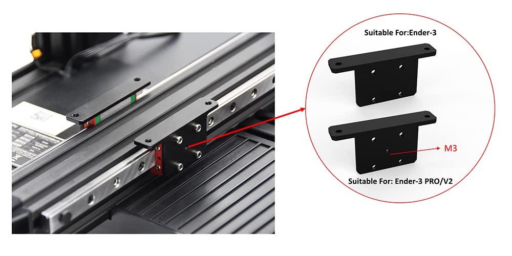 Mua Creativity Upgrade Y axis Linear Rail Guide Kit MGN12H 300MM Length for Ender3 V2/Ender3 Pro ...
