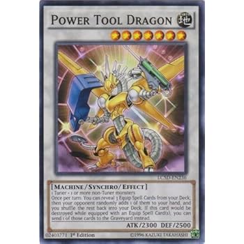 Amazon.com: Yu-Gi-Oh! - Power Tool Dragon (LC5D-EN236) - Legendary Collection 5D's Mega Pack ...