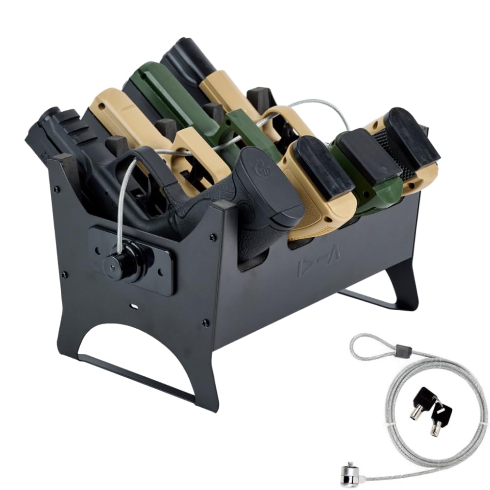 DeYoungArbeit Pistol Rack Stand, Revolver Handgun Holder, Anti-Scratch ...