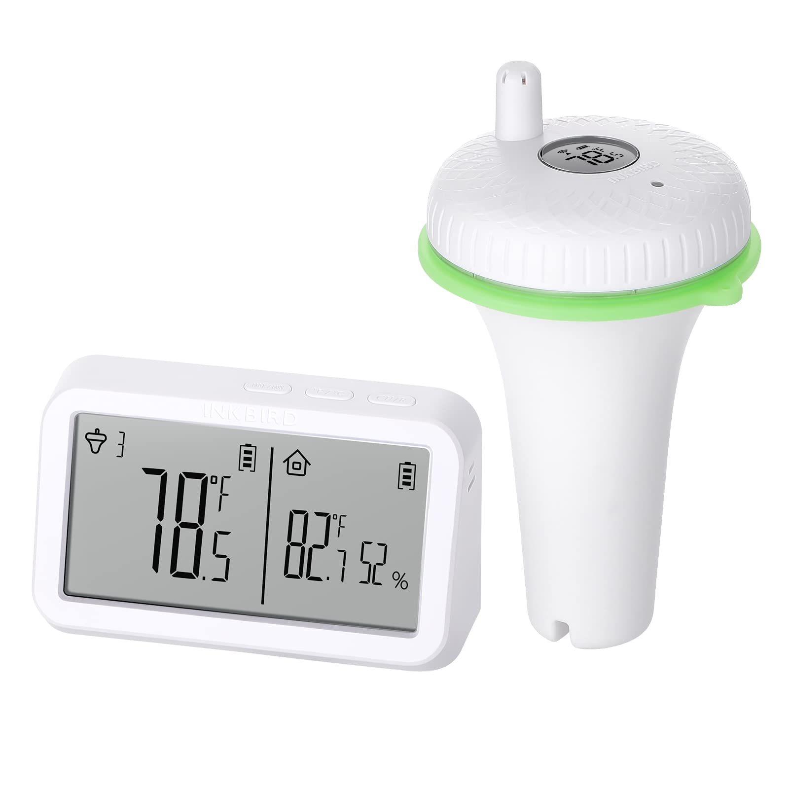 Mua IBS-P02R Floating Pool Thermometer Set, Wireless Pool Thermometer ...