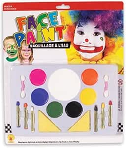 Amazon.com: Large Clown Face Painting Makeup Set: Toys & Games
