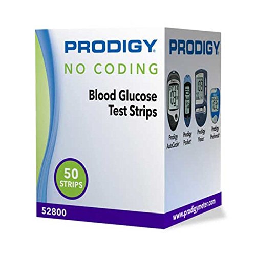 Prodigy Diabetes Testing Kit | Prodigy Talking Blood Glucose Meter, 200 ...