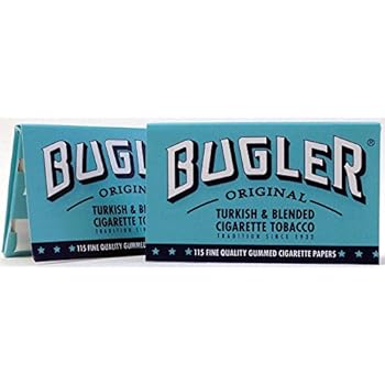 Amazon.com: 2 Pack Bugler Single Wide 70 mm Cigarette Rolling Papers ...