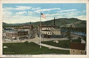 General View of Rumford Rumford, Maine ME Original Vintage Postcard at ...