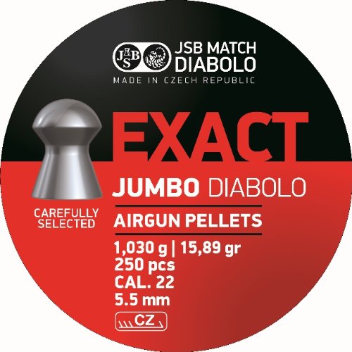 JSB Diabolo EXACT .22 Caliber Air Gun Pellets 250 ct. – Air Rifle Hunter