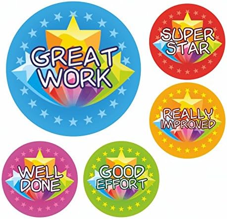 School Stickers Star Work Praise Stickers – BigaMart