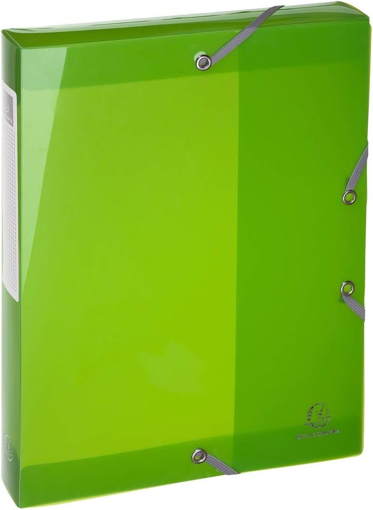 Exacompta Iderama 59773E Box File with Elasticated Fasteners 4 cm Spine ...