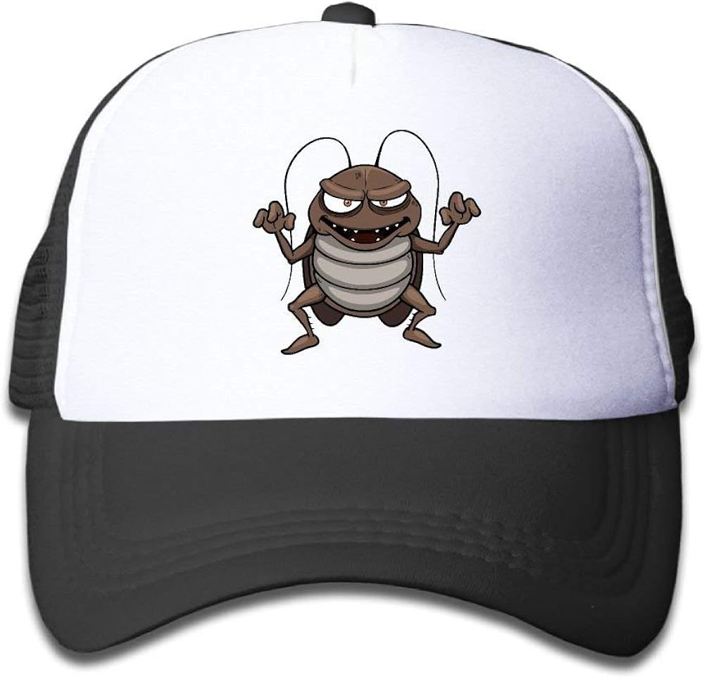 Grisly Cockroach Kid's Baseball Cap Mesh Adjustable Trucker Hat for Boy ...