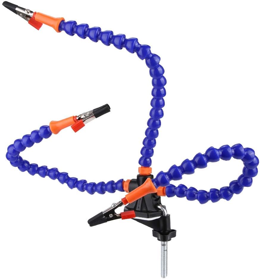 Helping Hands Soldering, Aluminium Three Arm Soldering Station with ...