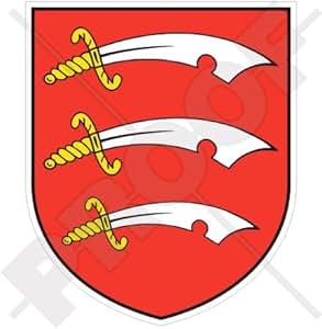 Amazon.com: ESSEX COUNTY Coat of Arms Badge Crest England UK British ...