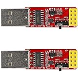 Amazon.com: 2PCS ESP-01S Programmer USB to ESP-01 Adapter ESP8266 Wireless WiFi Module Wi-Fi ...