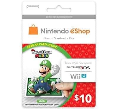 Amazon.com: Photos with Mario AR Card - Luigi Version (Includes $10 for ...