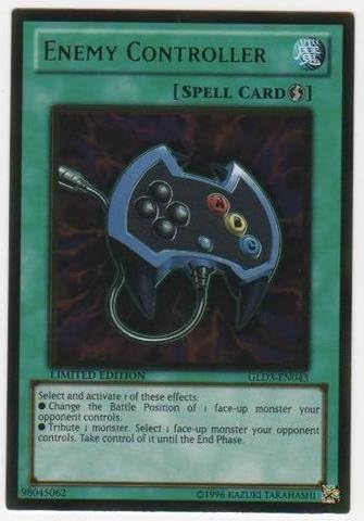 Amazon.com: Yu-Gi-Oh! - Enemy Controller GLD3-EN043 Ultra Rare Gold ...