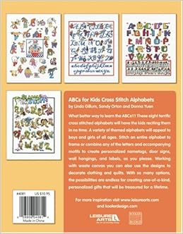 ABC's for Kids Cross Stitch Alphabets (Leisure Arts #4081): Kooler ...