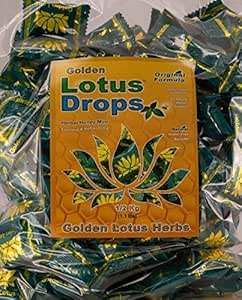 Amazon.com : Golden Lotus Drops Original Formula. Soothing Herbal Honey ...