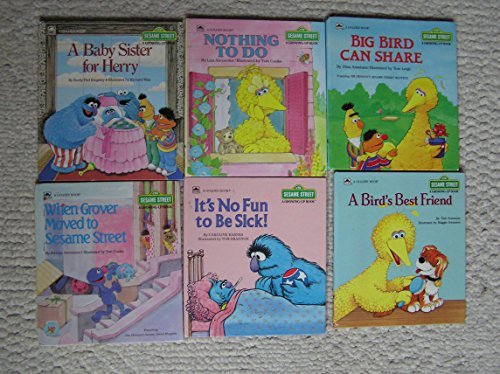 Sesame Street Growing Up Books - A Baby Sister for Herry, Nothing to Do ...