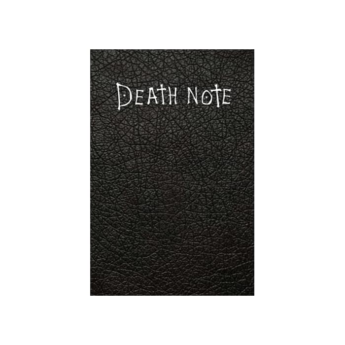 Buy Death Note: Death note with Rules | Death Note cosplay | Death note ...