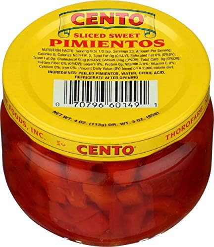 Cento Sliced Pimentos, 4 oz price in UAE | Amazon UAE | supermarket kanbkam