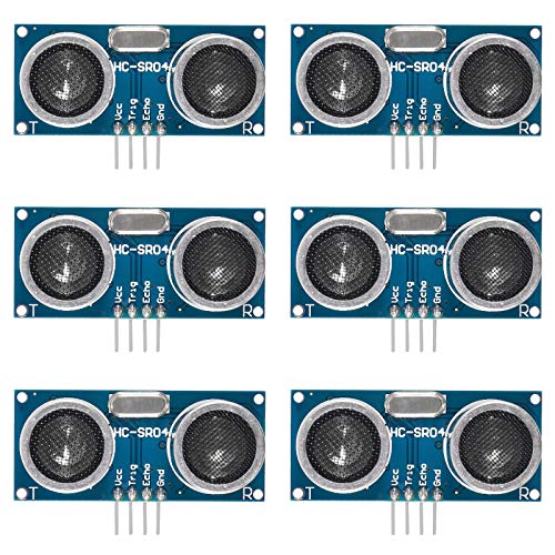6Pcs HC-SR04 Ultrasonic Sensor HCSR04 Measuring Distance Sensor ...