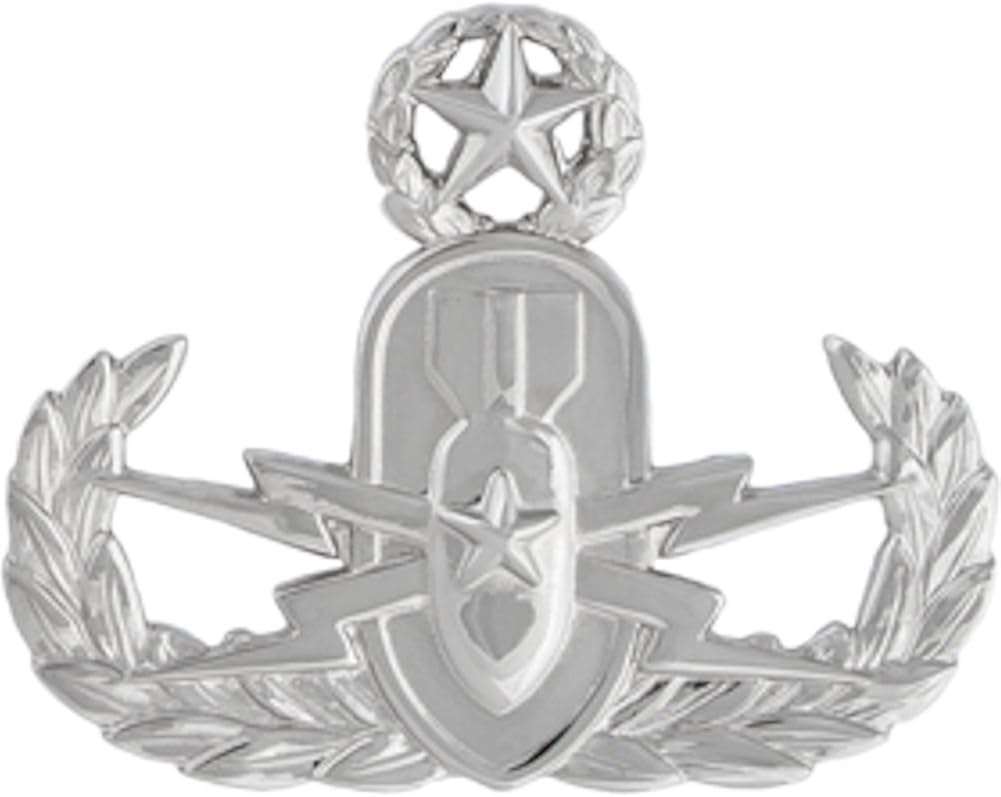 Amazon.com: MASTER Explosive Ordnance Demolition Badge (EOD) Metal ...