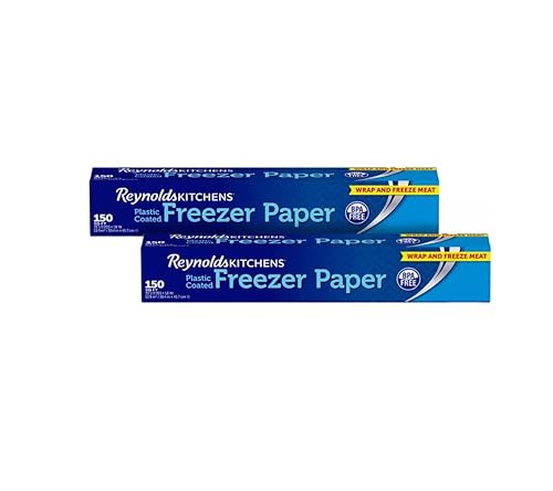 Reynolds Freezer Paper Plastic Coated 18 Inch Total Of 150 Sq Ft ...
