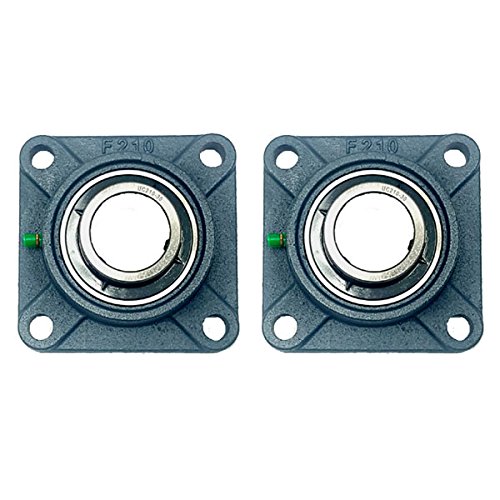 2x UCF212-39 2-7/16 Square 4 Bolt Flange Bearing tillescenter Power Transmission Products ...