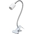 E26/E27 Flexible Light Socket, 20 Inch 360° Flexible Gooseneck Clip ...