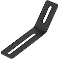 Amazon.com: eoere 10 PCS 4" Flush Inside 45 Degree Angle Bracket, Black ...