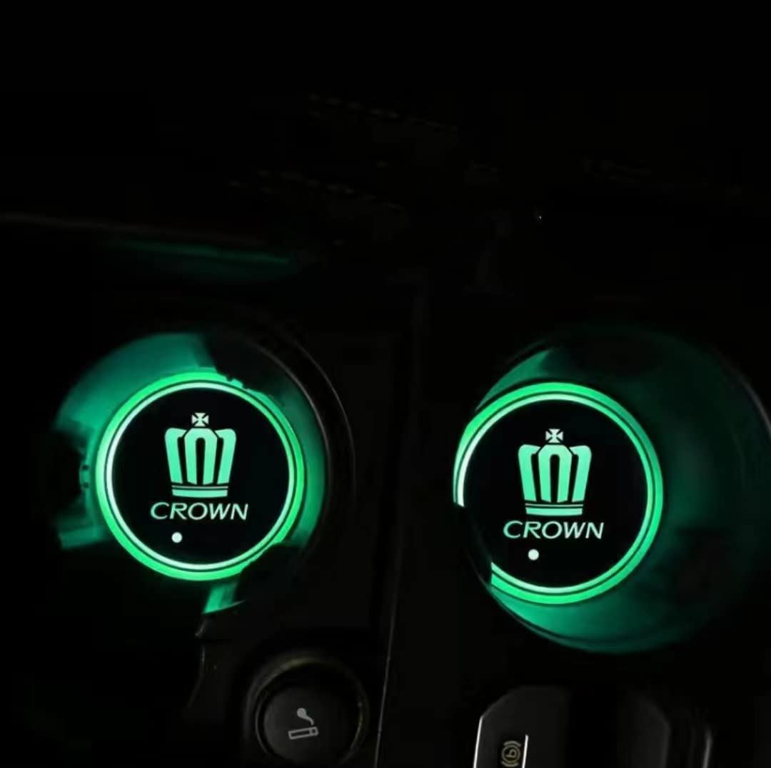 Mua Crown LED Coaster Cup Holder LED Mat Pad Glow LED Coaster ...