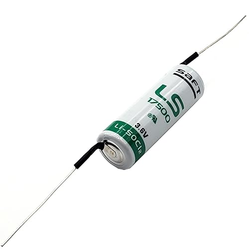 SAFT LS17500 W Axial Leads 3.6V Lithium Battery for Unattended Sensors ...