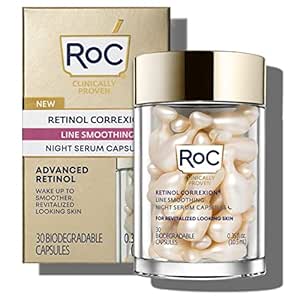 Amazon.com: RoC Retinol Correxion Anti-Aging Wrinkle Night Serum, Daily Line Smoothing Skin Care ...