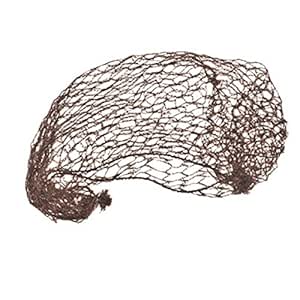 Amazon.com: Jac-o-net Nylon Hair Net Bouffant With Elastic Dark Brown ...