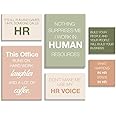 Amazon.com: YEOION Hr Wall Decor,Hr Wall Art for Office,Human Resources ...