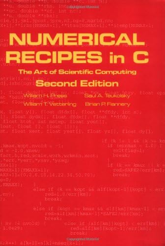 Numerical Recipes in C: The Art of Scientific Computing, Second Edition ...