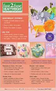 Amazon.com: fast2fuse HEAVY Craft Pack 15 x 18: 0734817200574: C&T ...