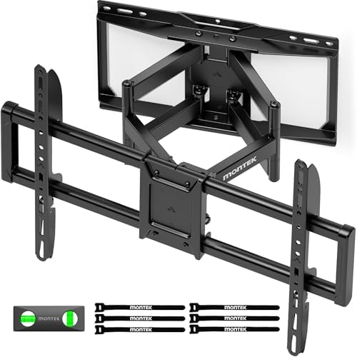 monTEK Fully Movable TV Wall Mount for 37-90 Inch TVs up to 75 kg, Wall ...