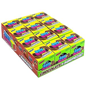Amazon.com : Chocolate Toy Box - 12 count - Kids Fun Candy With Toy ...