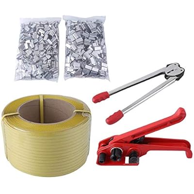 Buy Heavy Duty Manual Pallet Strapping Banding Kit, Hand Strapping Tensioner PP Plastic Strap ...