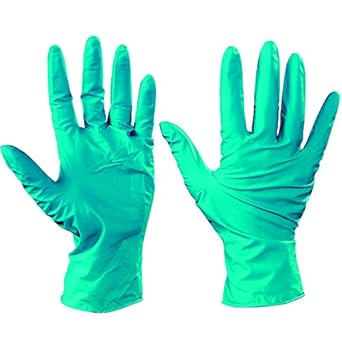 Amazon.com: Touch N Tuff Nitrile Gloves Powder-Free, Green, Large (Case ...