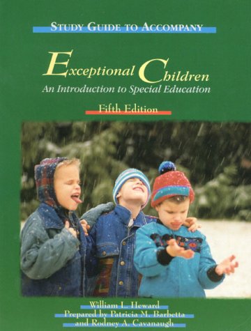 Amazon.com: Study Guide to Accompany Exceptional Children: An Introduction to Special Education ...