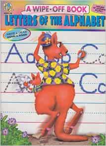 A Wipe Off Book Colors, Shapes and Sizes And letters of the Alphabet ...