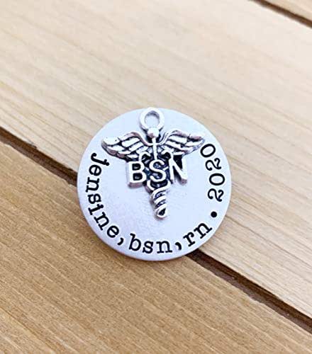 Amazon.com: BSN Registered Nurse Pin, Pinning Ceremony, Custom Stacked ...