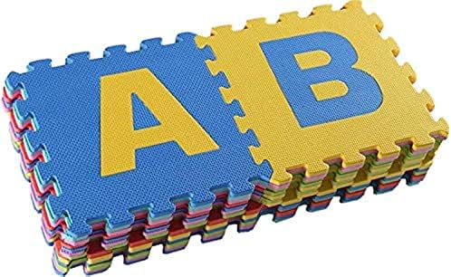 RBW TOYS Alphabet Puzzles Foam Mat A to Z Letters Multi Colors for kids ...