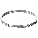 Amazon.com : CleverDelights 2" Key Rings - 50 Pack - Large Split Key ...