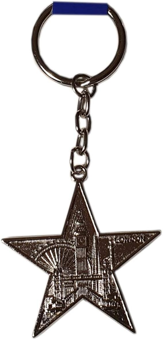London Star Metal Keychain – Big Ben / Tower Bridge / Eye / Double ...