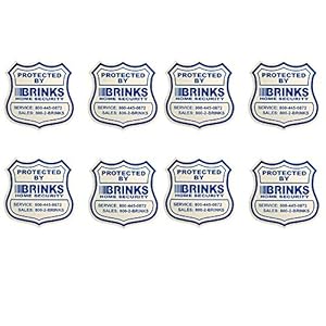 Amazon.com: 8 Home Security Stickers Window / Door Decals: Home Improvement