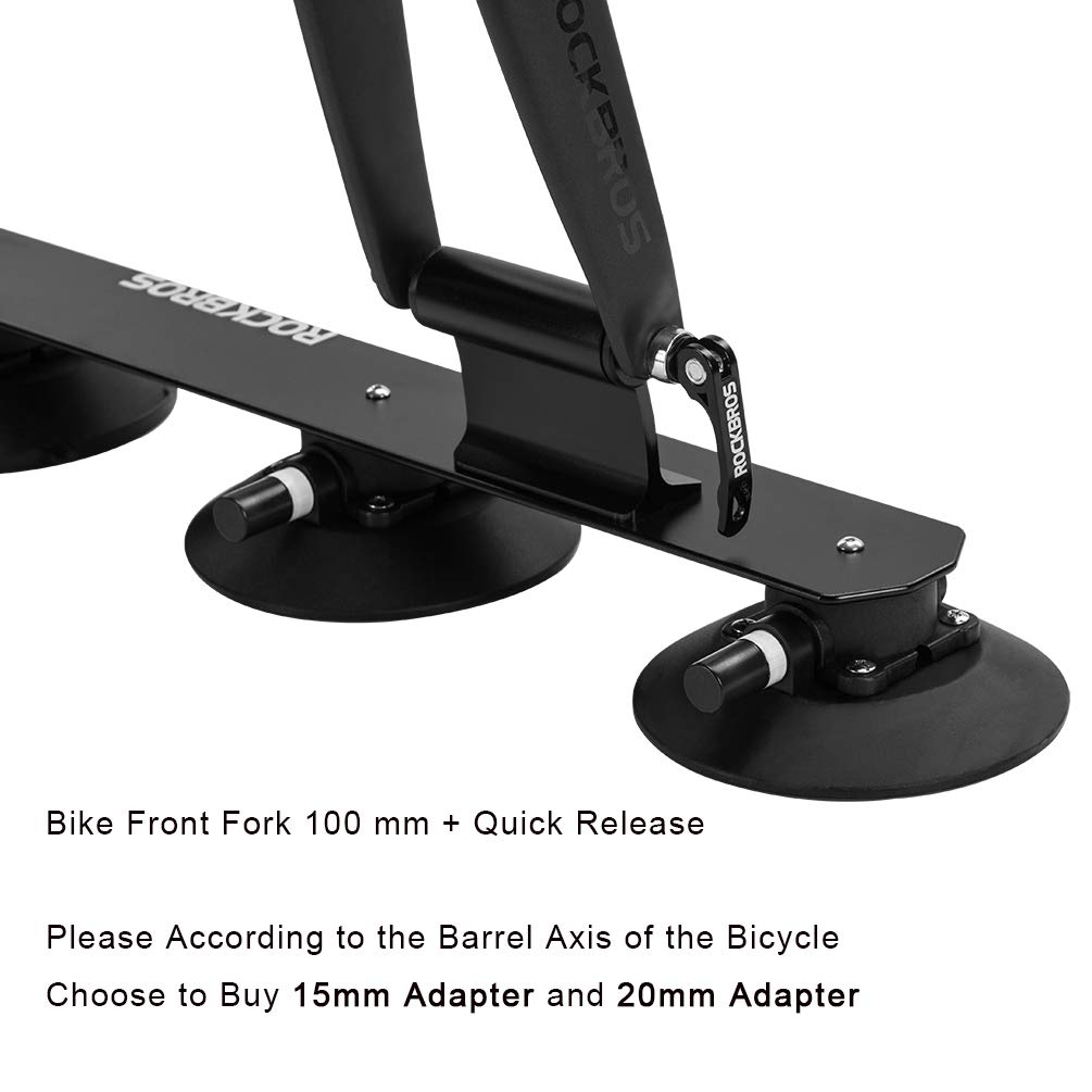ROCKBROS Suction Cup Bike Rack For Car Roof Top Sucker Bike Rack Quick ...