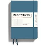 Leuchtturm1917 Medium A5 Dotted Hardcover Notebook (Black) - 249 ...