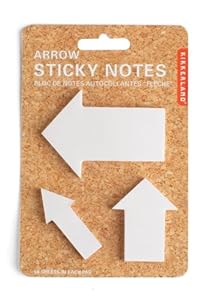 Amazon.com : Kikkerland Arrow Sticky Notes (ST15) : Sticky Note Pads ...
