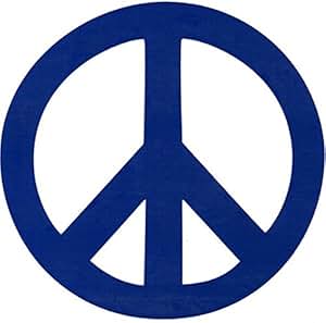 Amazon.com: Peace Sign - Vinyl Cutout Sticker / Decal: Automotive